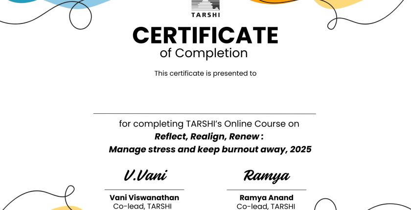 RRR – TARSHI eLearning